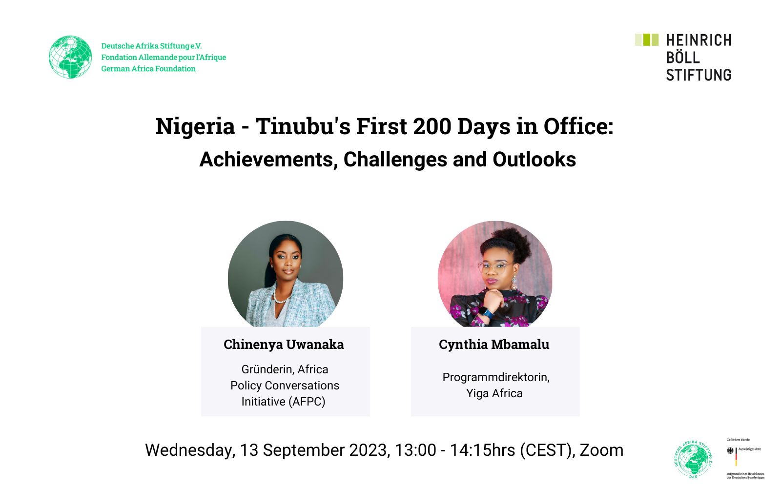 Nigeria – Tinubu’s First 100 Days in Office: — Deutsche Afrika Stiftung e.V.