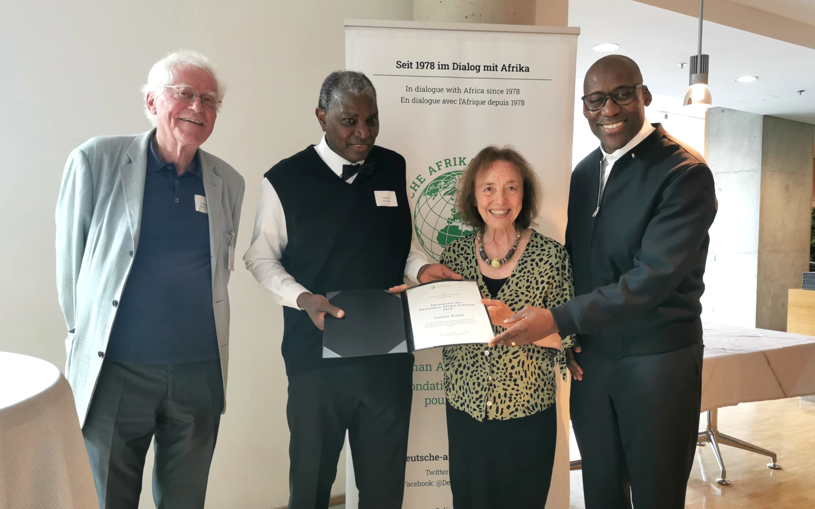 Presentation of the Honorary Award of the German Africa Foundation 2024 ...